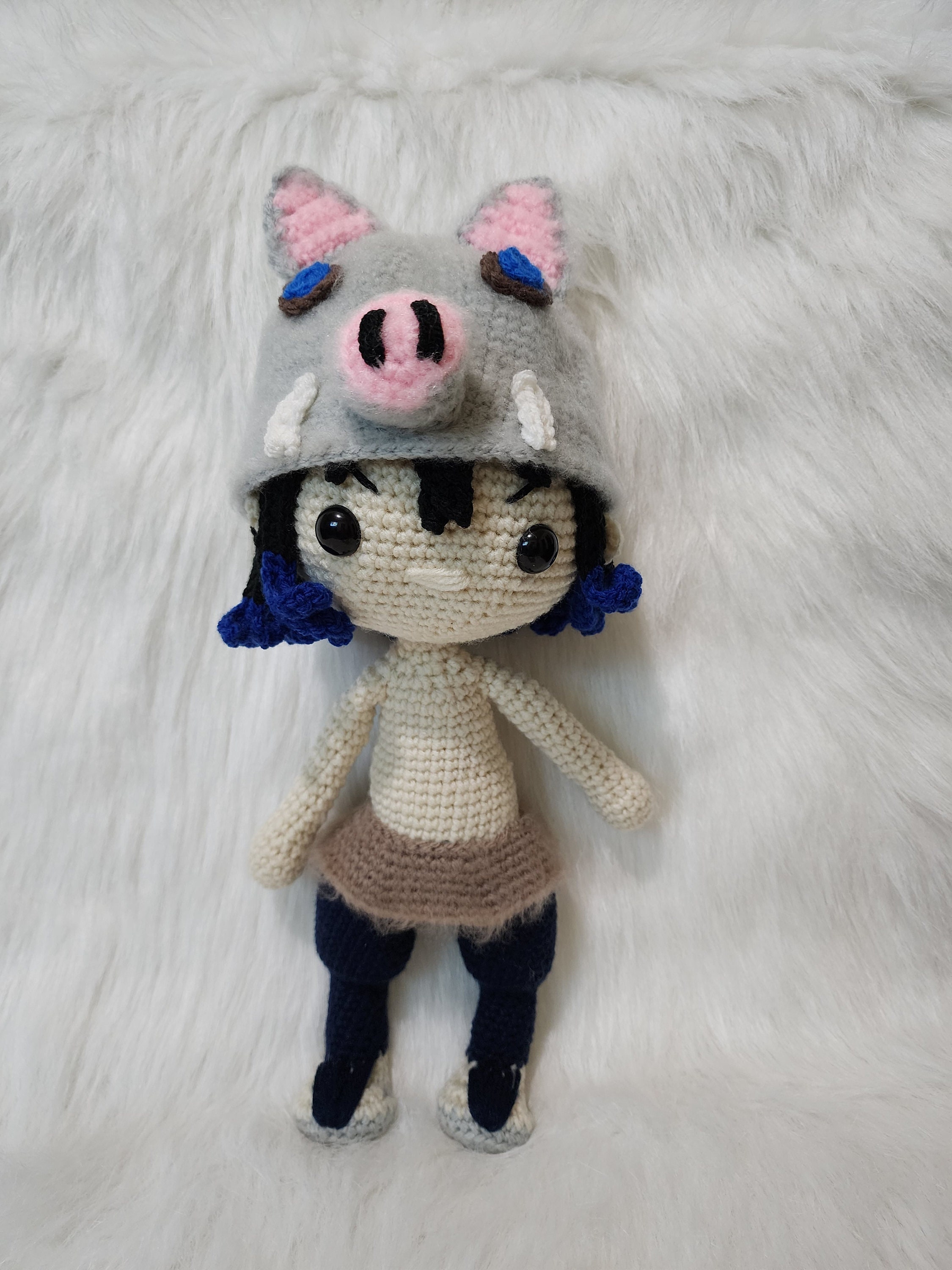 Inosuke Crochet Plushie - Etsy