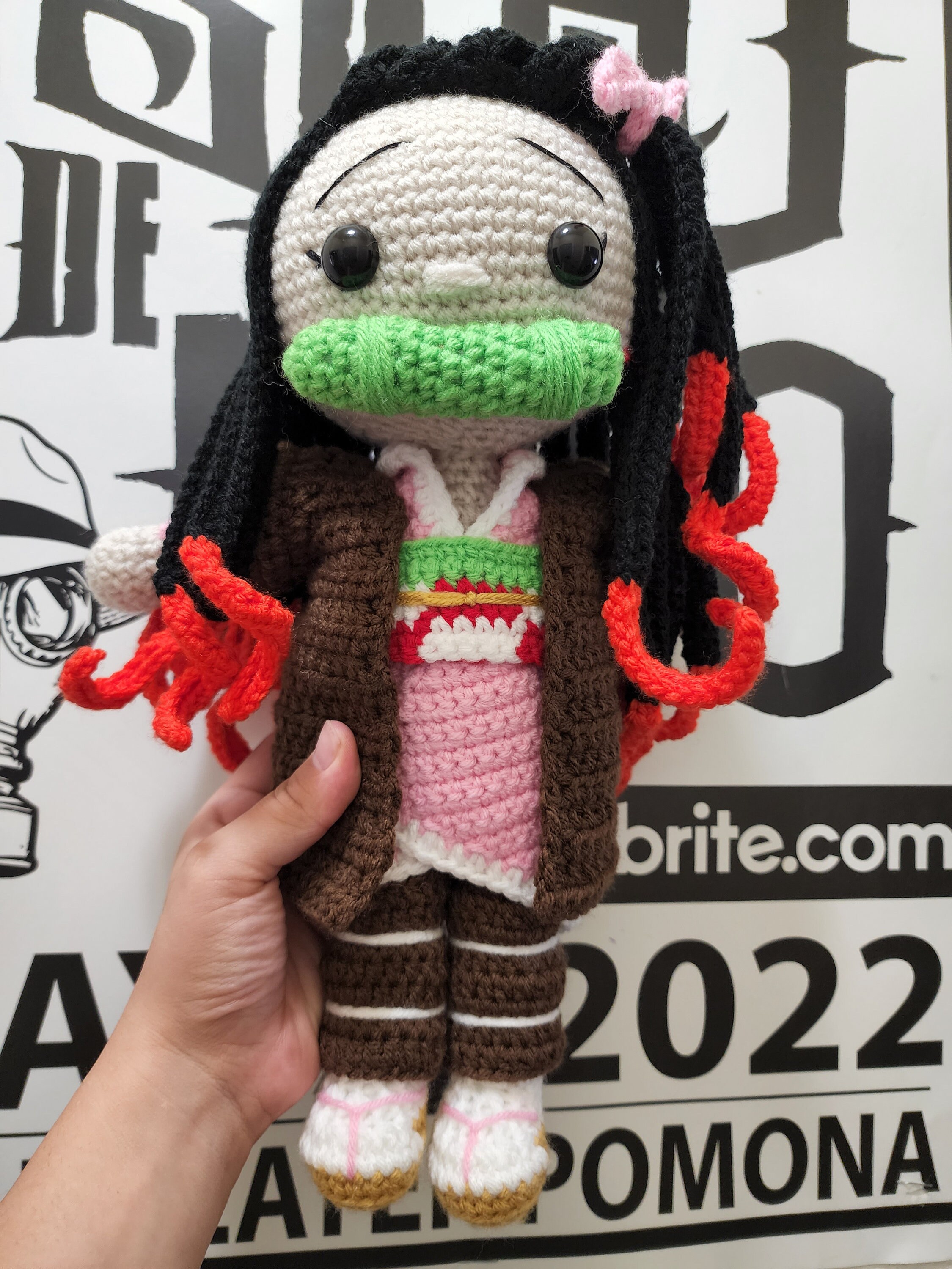 Nezuko Crochet Plushie - Etsy