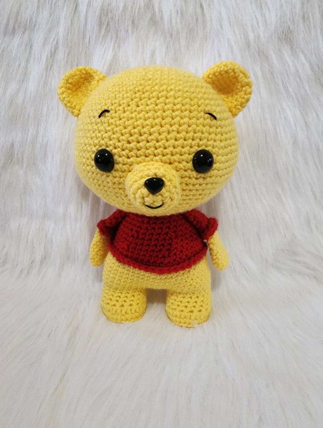 Winnie the Pooh Crochet Plushie - Etsy