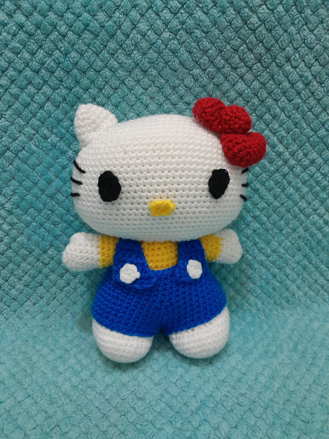 Hello Kitty Crochet Plushie - Etsy