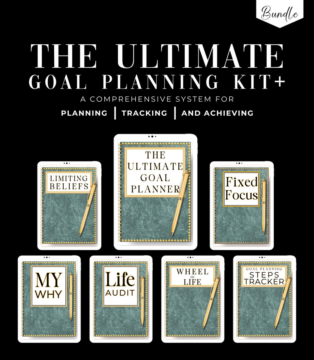 Goal Planner, Digital Planner, Weekly Schedule to Do List, Life Audit ...