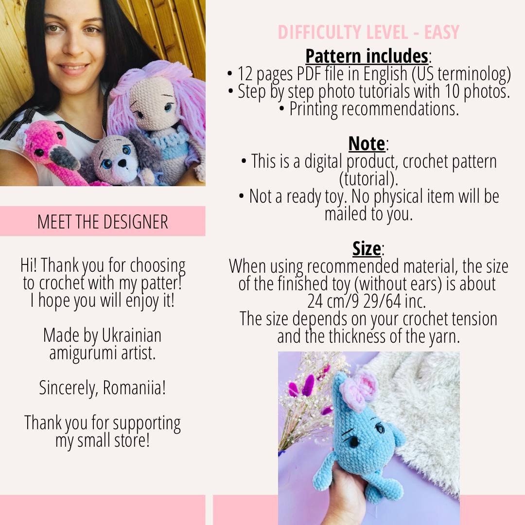 Crochet Water Drop Pattern: Amigurumi Plush Toy (PDF Pattern) - Etsy