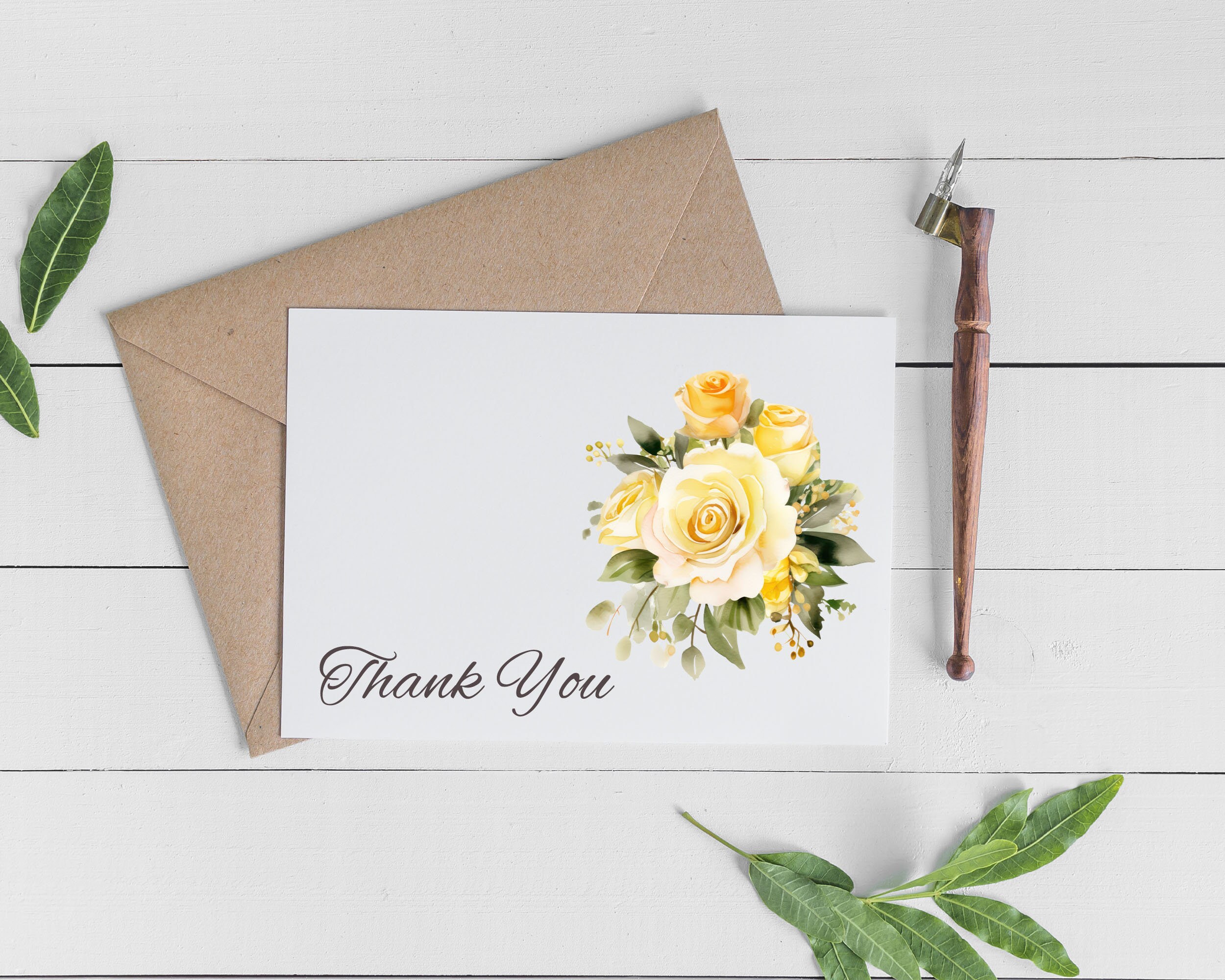Yellow Rose PNG Clipart, Watercolor Yellow Rose Clipart Bundle, Yellow ...