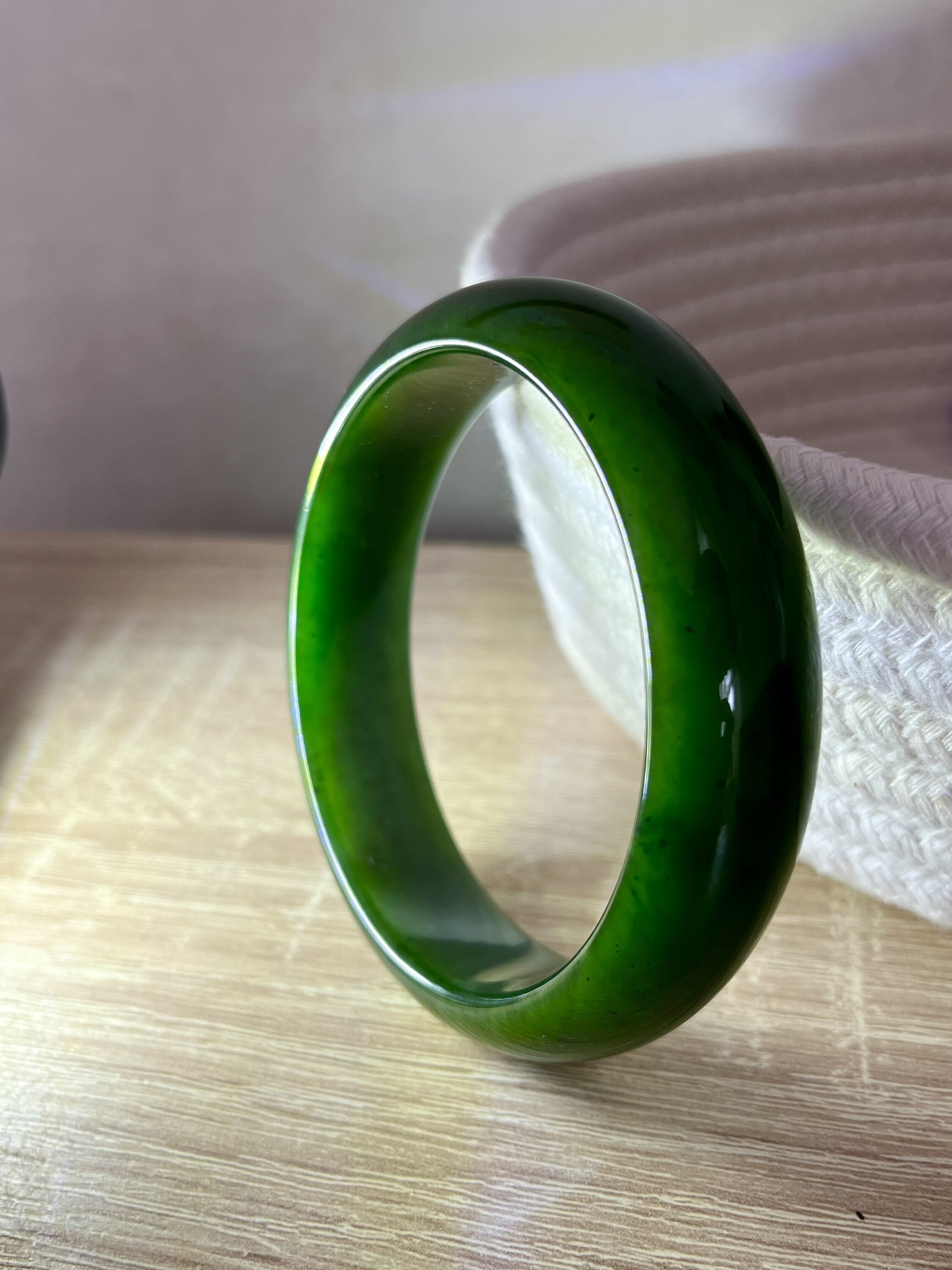 Jade Bangles, Jade Bracelet, Natural Jade, Handmade Jewelry, Solid Jade ...