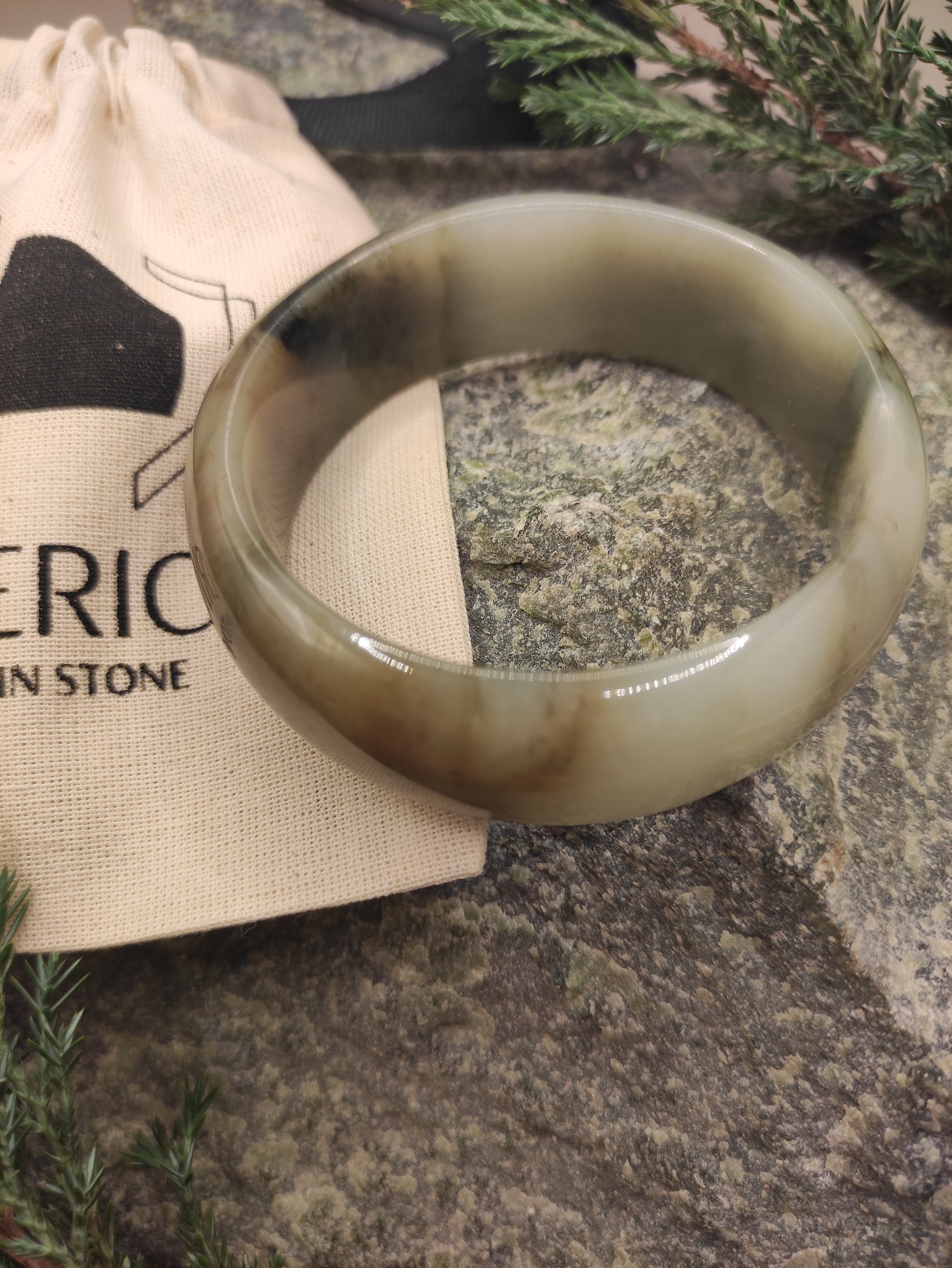 Jade Bangles, Jade Bracelet, Natural Jade, Handmade Jewelry, Solid Jade ...