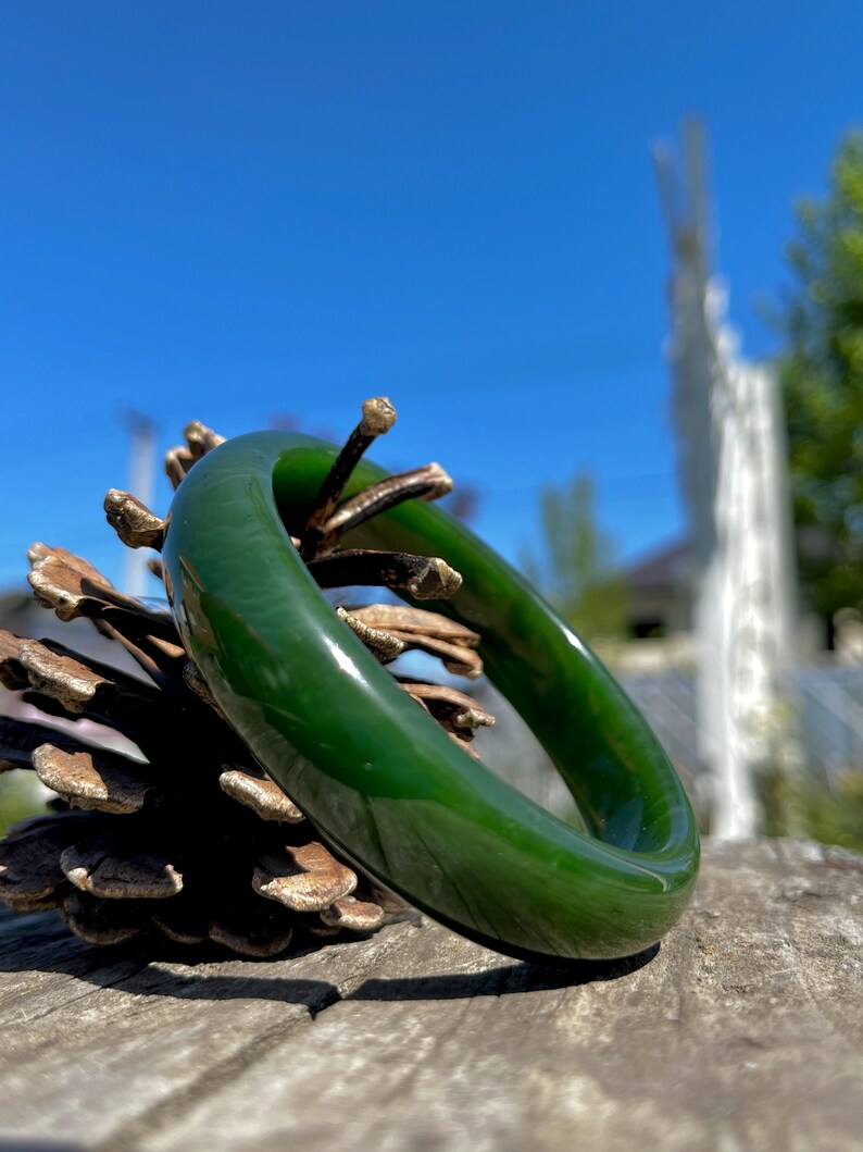 Jade Bangles, Jade Bracelet, Natural Jade, Handmade Jewelry, Solid Jade ...