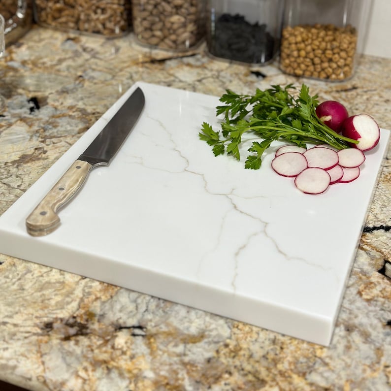 QUARTZ CUTTING BOARD Cutting/serving/charcuterie/pastry Board Unique ...