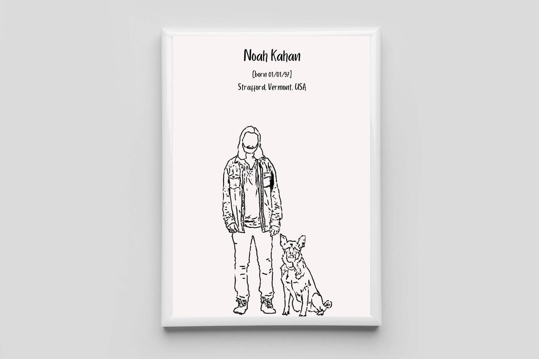 Noah Kahan Poster Stick Season Print Noah Kahan Drawing - Etsy