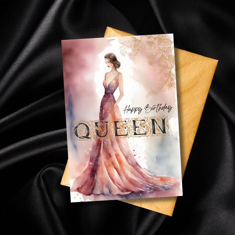 Birthday Card for Her | Sister | Friend | Queen | Regency | Happy ...