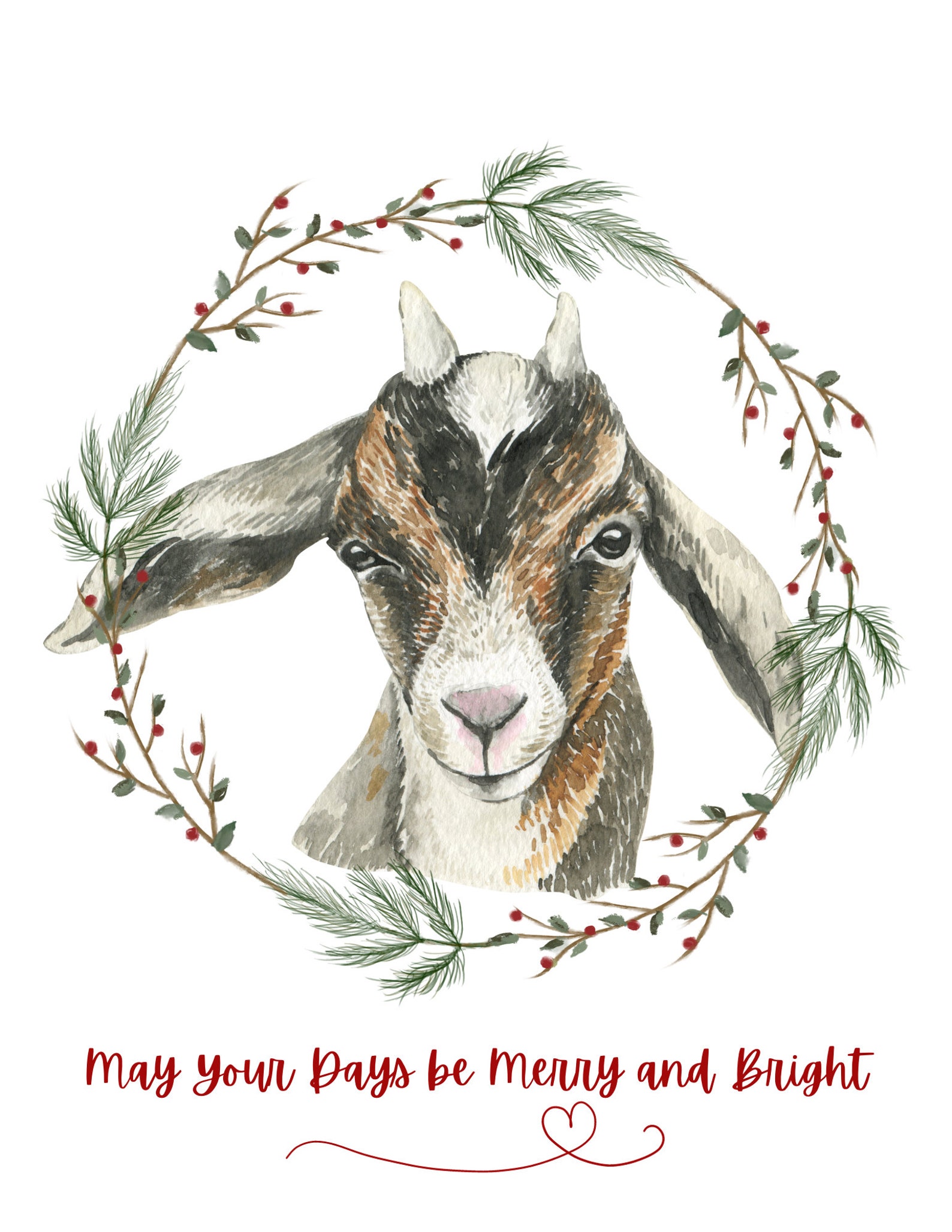 Christmas Farm Animals Cards | Barn Animals | Farm Christmas Card ...