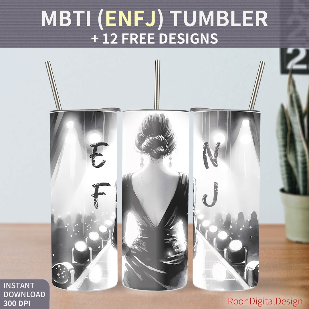 MBTI Personalidad ENFJ Protagonista 20oz Diseño de sublimación de vaso ...