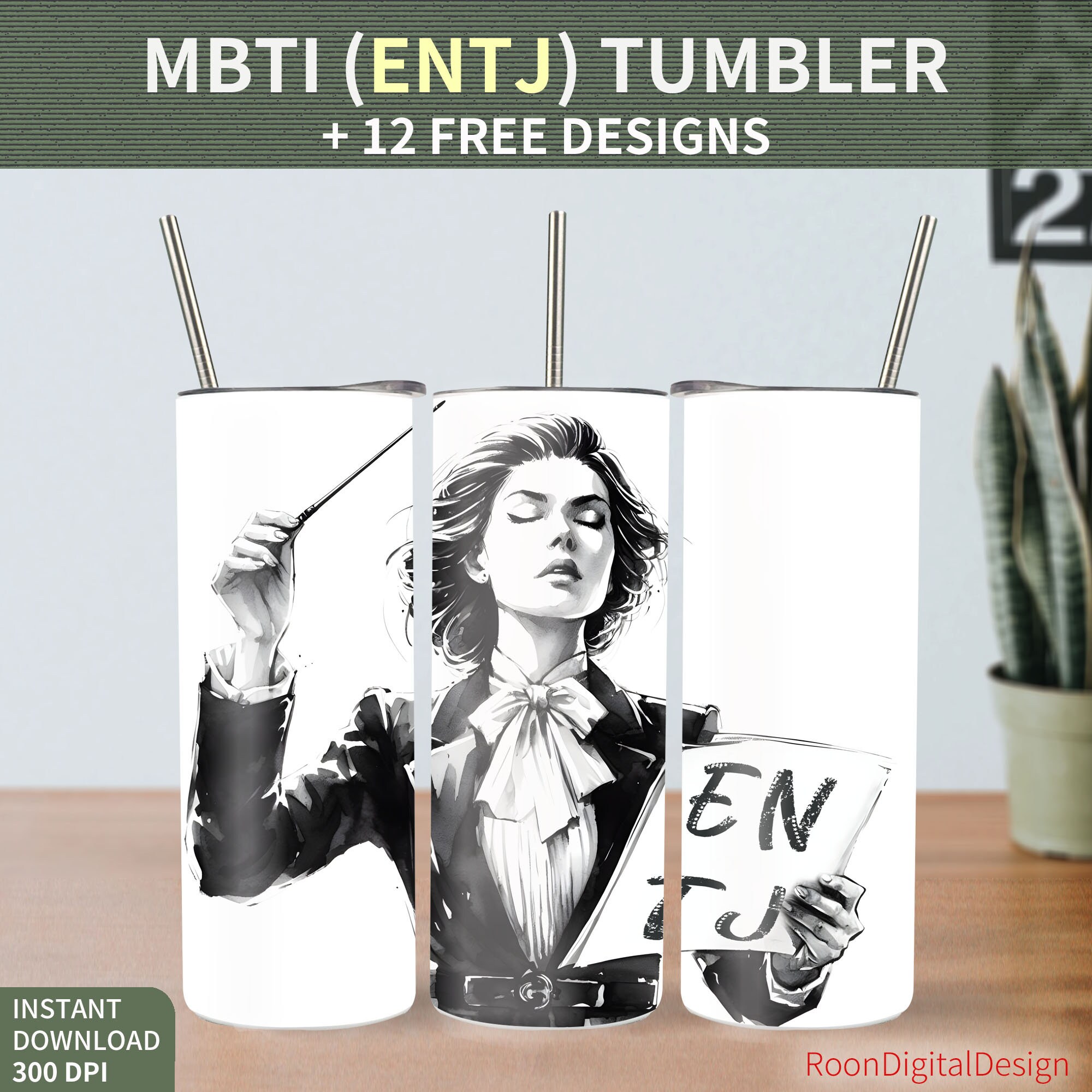 MBTI Personalidad INTP Lógico 20oz Diseño de sublimación de vaso flaco ...