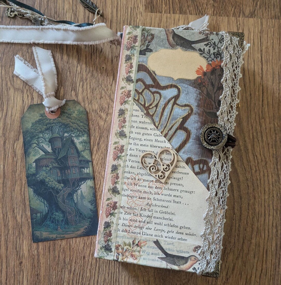 Junk Journal, Earthy Journal, Earth Love Journal, Multi Media Journal ...