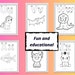 Alphabet Animal Coloring Book- Animal and Alphabet Tracing- Instant ...
