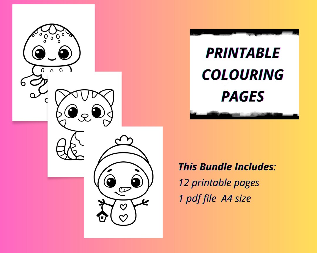Creative Colouring Pages for Alll, Fun Colouring Pages for Kids ...