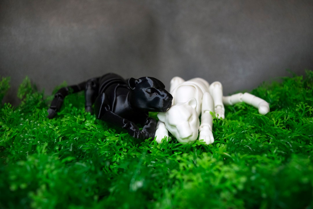 Articulated Pantera, Black Puma, Big Cat 3D Printed Flexy Toy. - Etsy