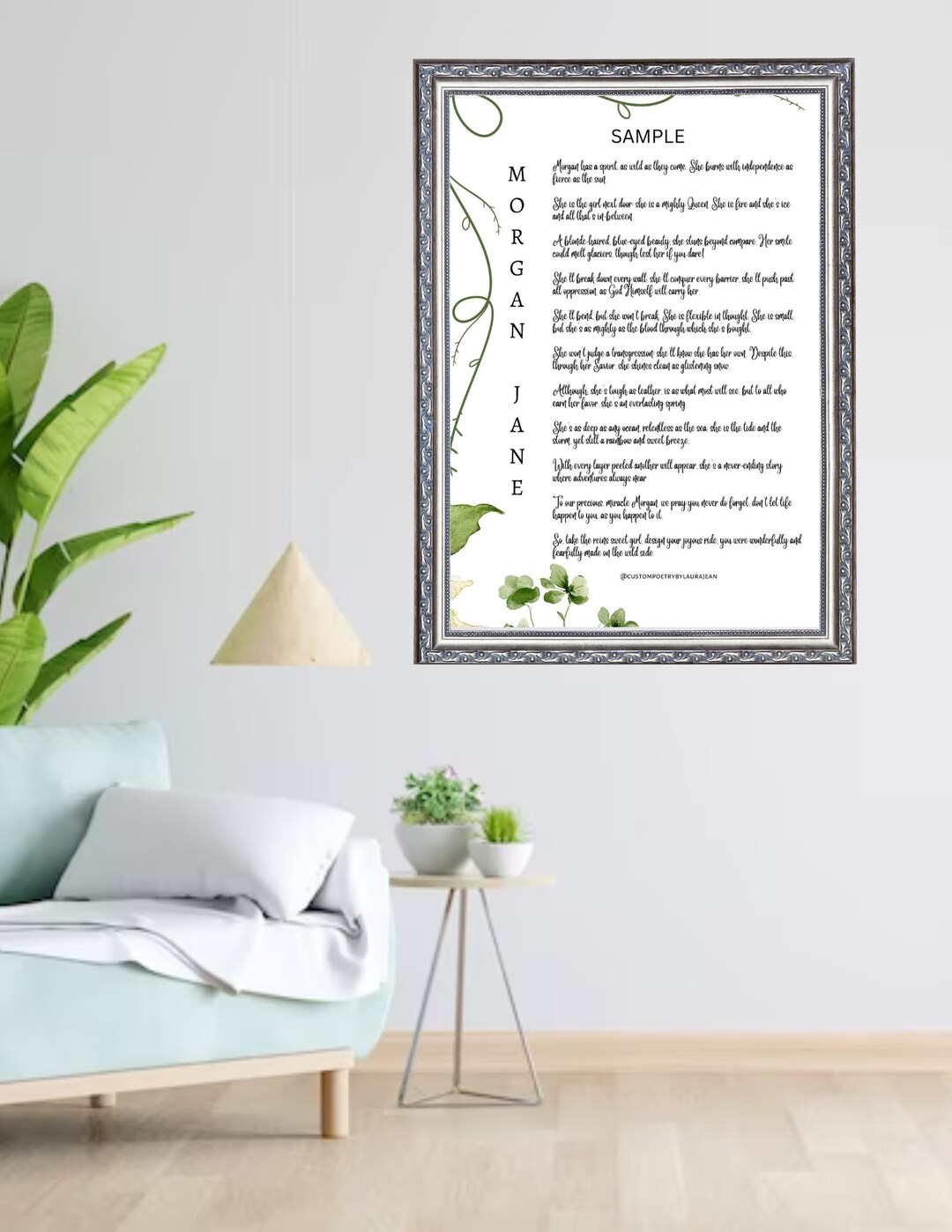 Customized Individual Poem for Loved One - Etsy