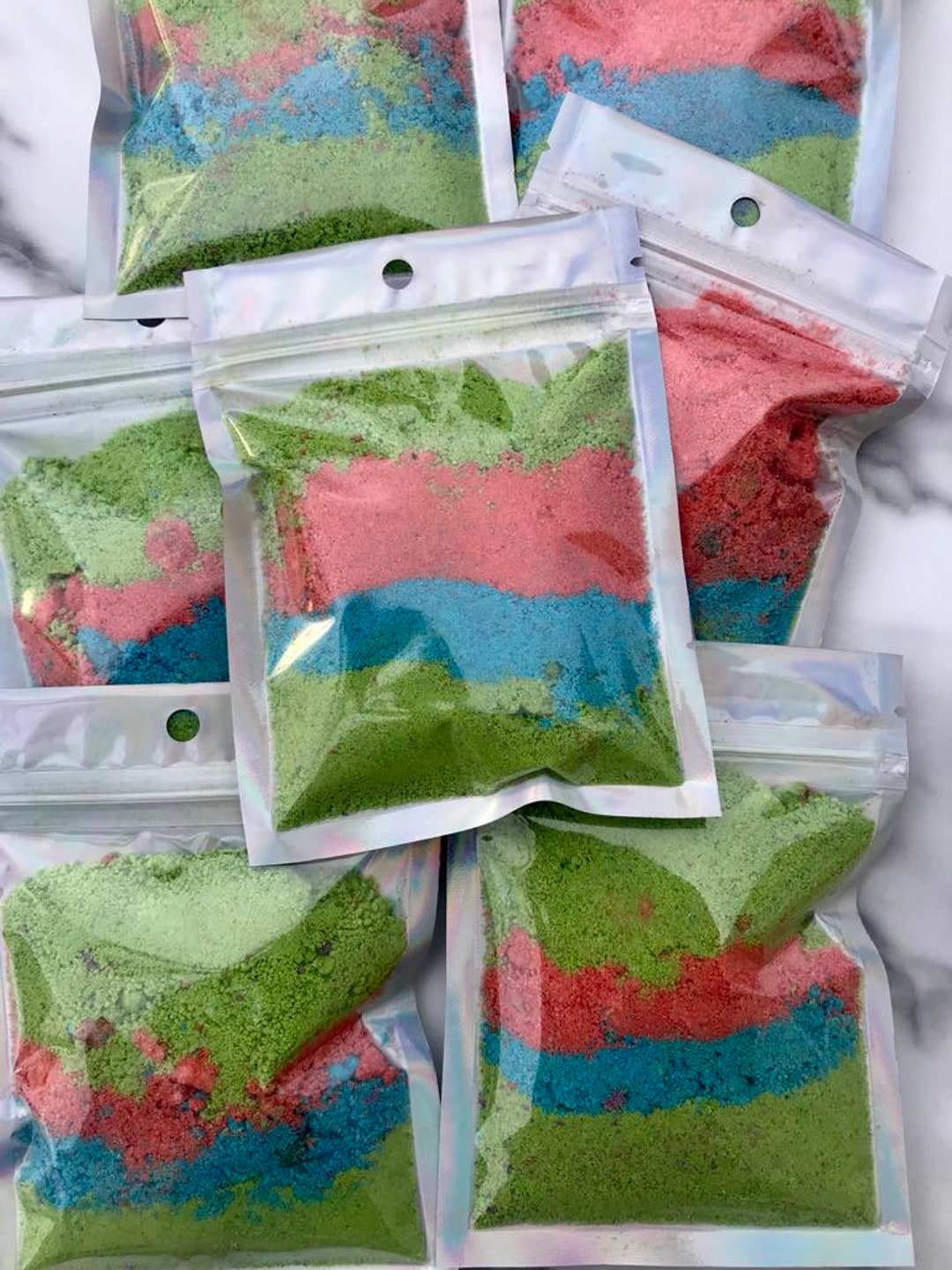 Bath Fizz Colorful Bath Blueberry Muffin Powder Colorful Foam Powder ...