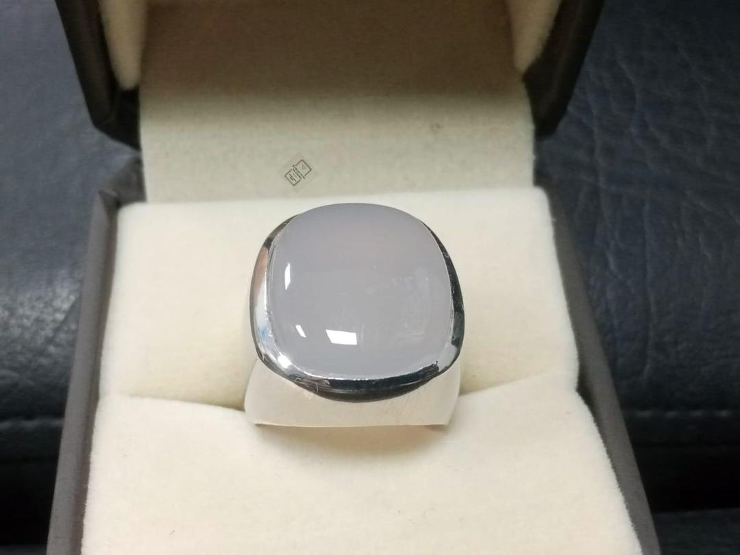 Natural Dur-e-najaf Ring - 925 Sterling Silver Handmade Men's Ring | Najaf Quartz Islamic Gift ...