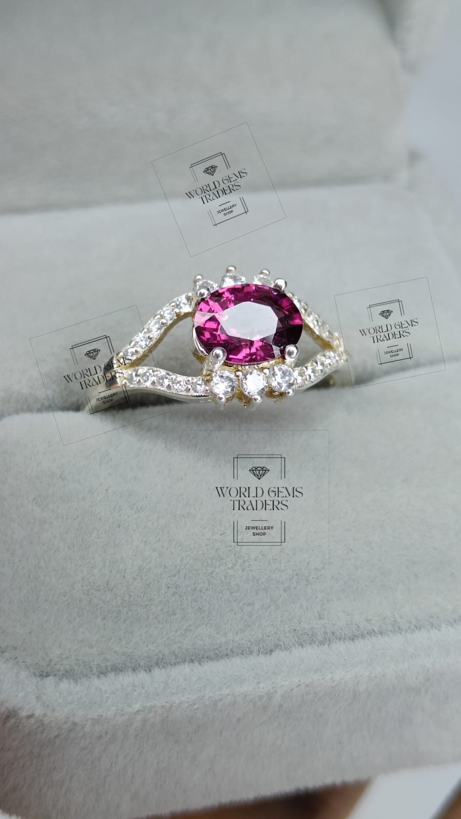 Natural Pink Ruby Ring Sterling Silver 925 Gemstone Jewellery Womens Ring,engagement Ring ...