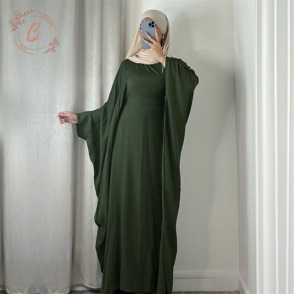 Dubai Inspired Butterfly Abaya 2024 Eid Ramadan Hijab Maxi Dress Women's Islamic Modest Kaftan ...