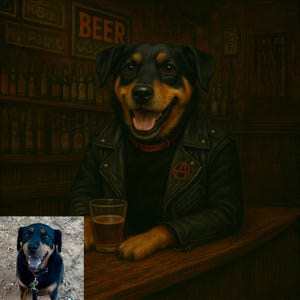 Custom Pet Poster, Custom Illustration Pet Canvas, Digital Personalized ...