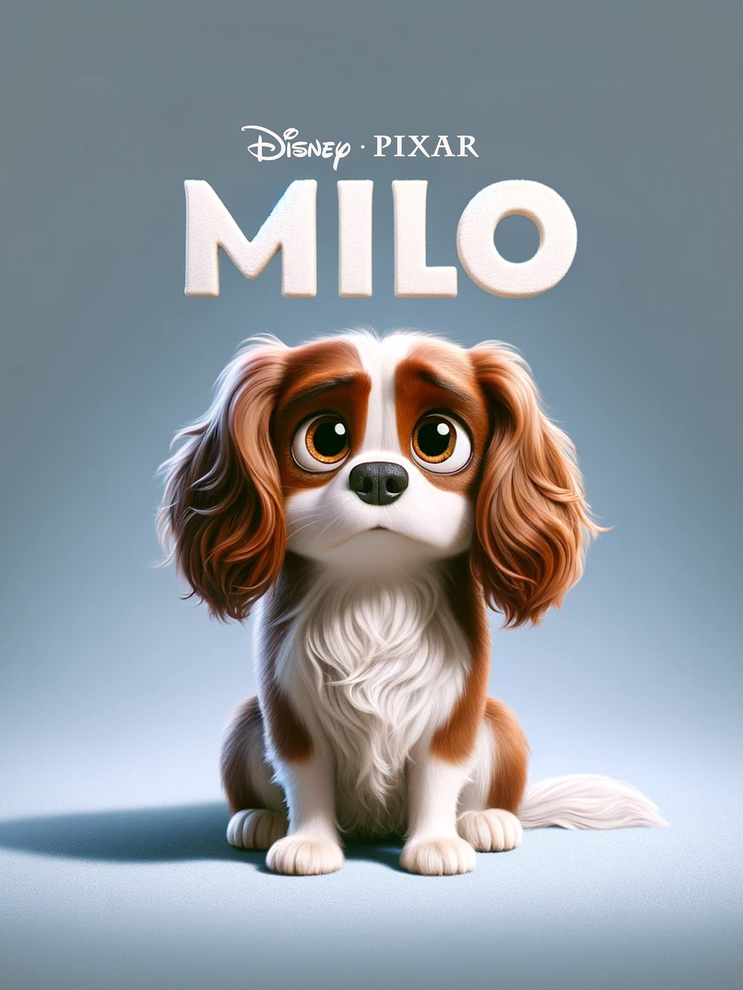 Custom Pixar Pet Poster, Custom Animated Pet Caricature, Pixar-inspired ...