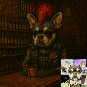 Custom Pet Poster, Custom Illustration Pet Canvas, Digital Personalized ...