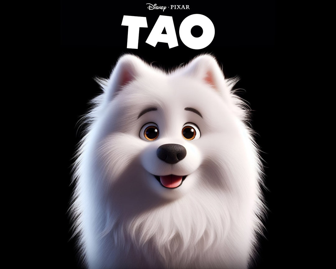 Custom Pixar Pet Poster, Custom Animated Pet Caricature, Pixar-inspired ...