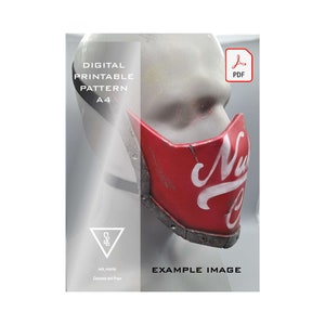 Face Mask Foam Pattern - Digital Pattern - EVA Foam Mask - Printable ...