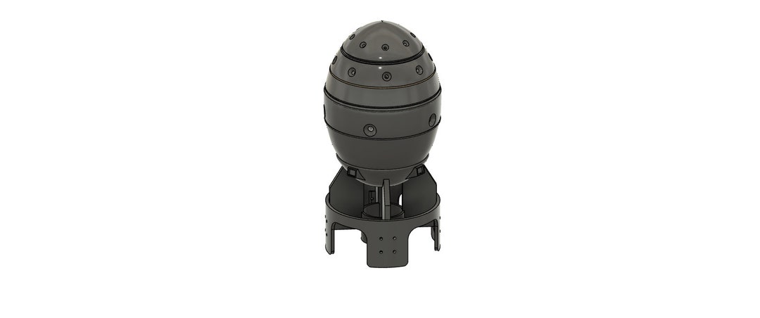 Mini Nuke 3D .stl Digital Pattern Nuclear Bomb Mini Bomb Fallout Fatman ...