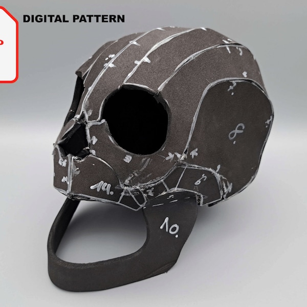 Eva Foam Template Skull - Etsy