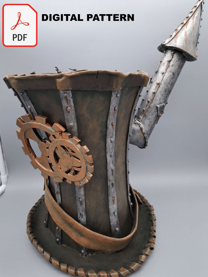 Steampunk Top Hat EVA Foam Pattern - Steampunk Top Hat Sewing Pattern ...