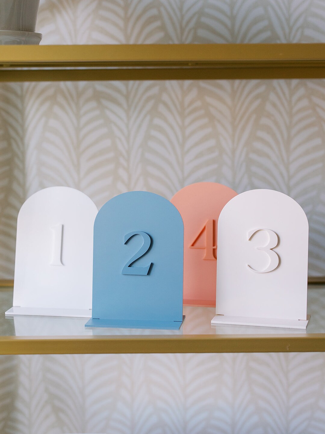 Wedding Table Numbers, Arch Signage, Neutral Table Number, Modern ...