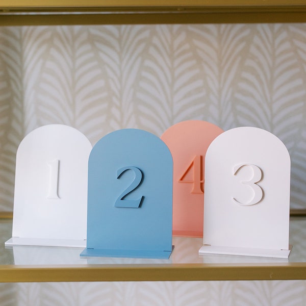 Arch Table Numbers - Etsy
