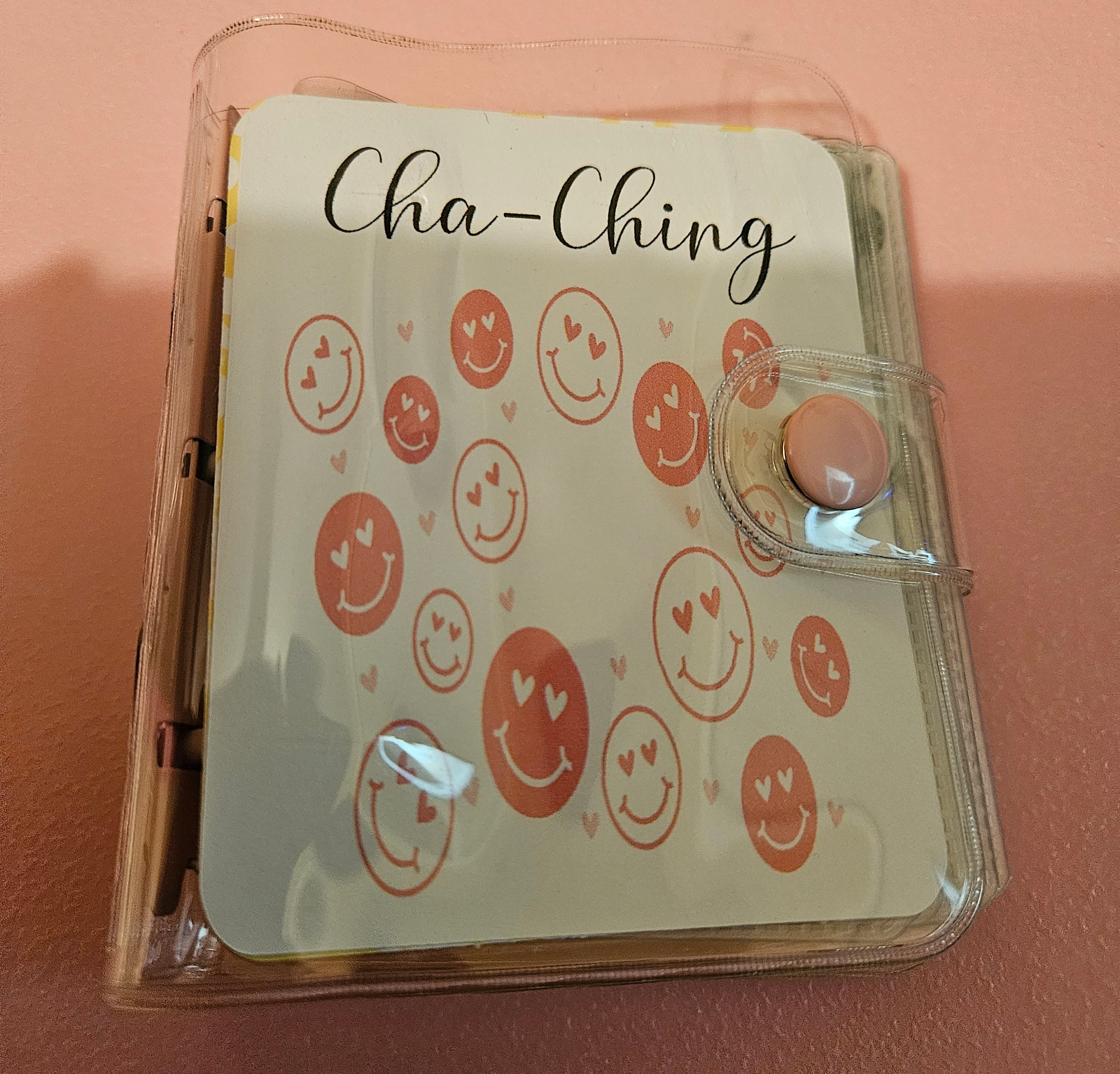 Cha-ching Minis - Savings Challenge Binder - Smiley Face - Hearts ...