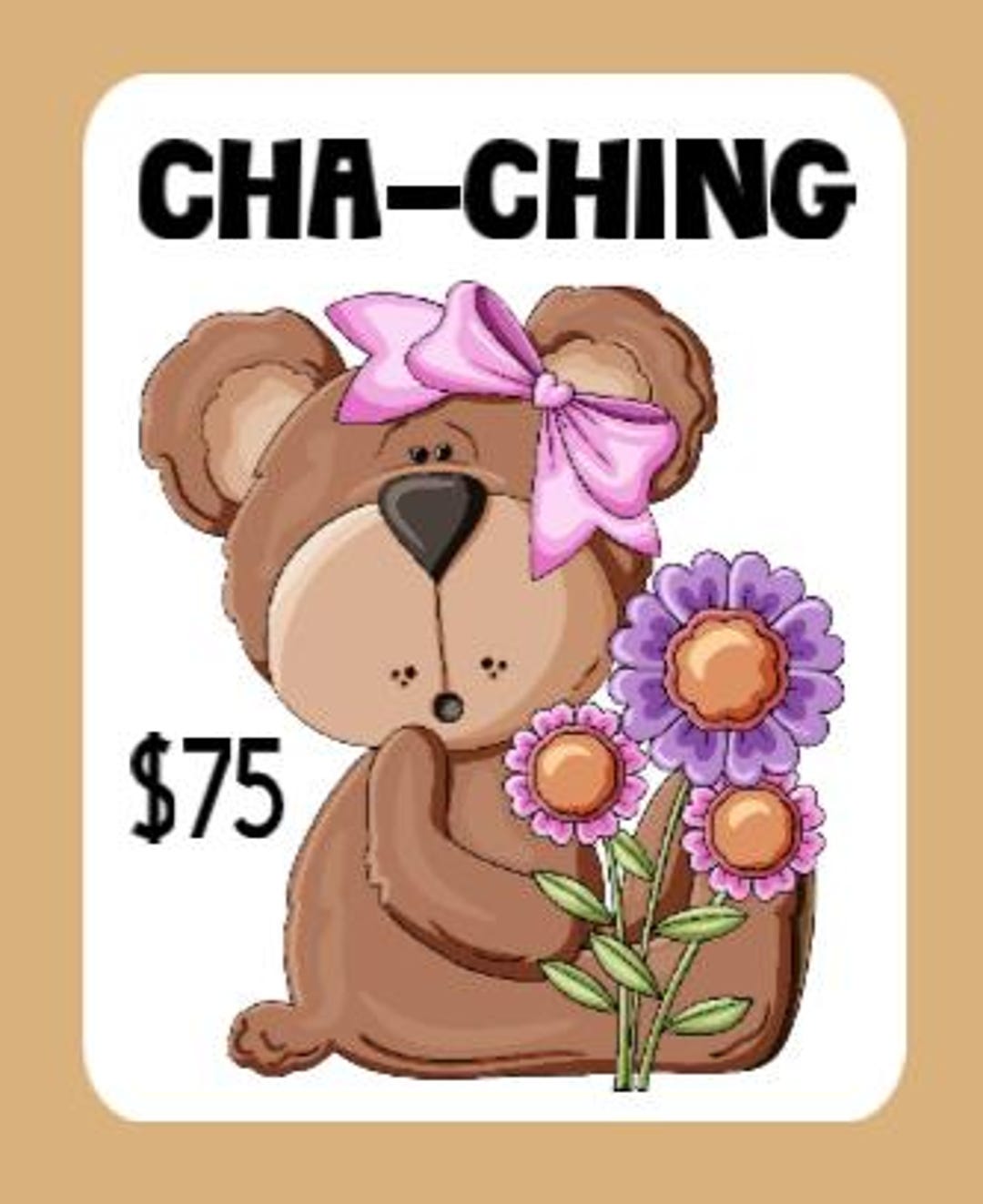 Cha-ching Minis - Savings Challenge Binder - Teddy Bear - Purple ...