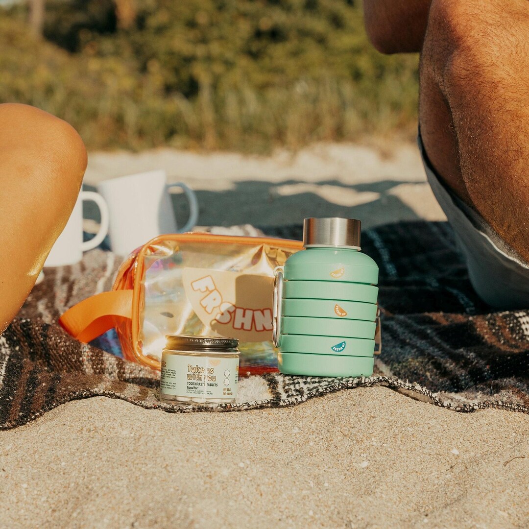 Back to School Oral Care Kit Toothpaste Tablets Collapsible Water ...