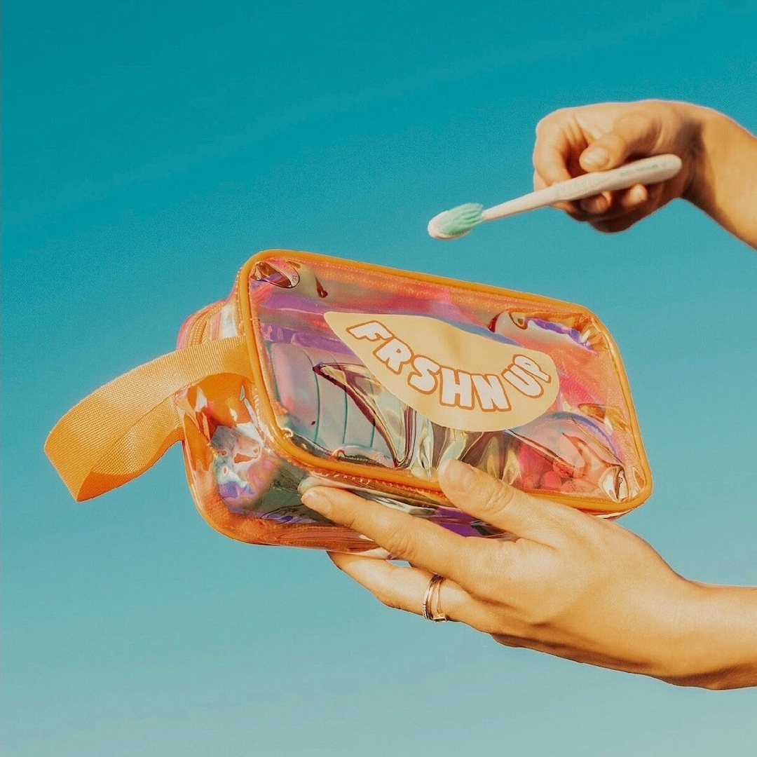 Travel Oral Care Kit: Toothpaste Tablets, Plant-based Toothbrush ...