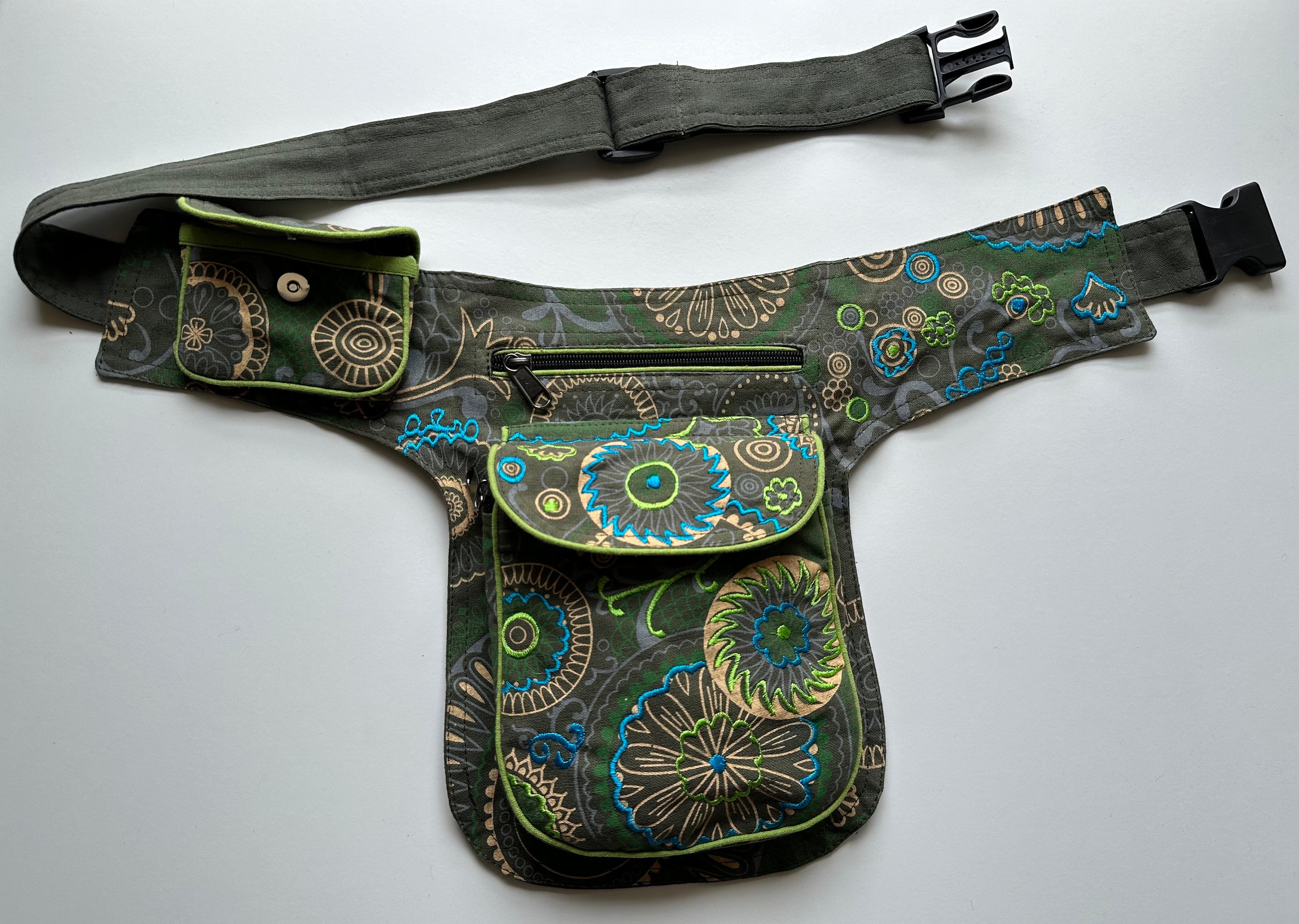 Cotton Money Belt Bum Bag: Fair Trade Himalayan Hip Pack - Etsy