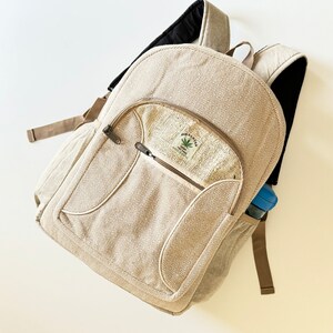Handmade Himalayan Hemp Backpack: Eco-friendly Organic Cotton Rucksack ...