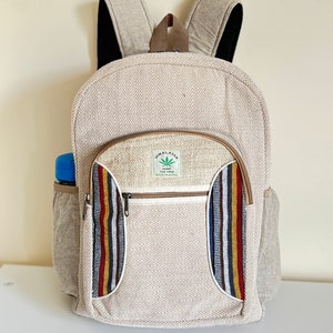Handmade Himalayan Hemp Bag | Hemp Backpack | Nepal Hemp Bag | Eco ...