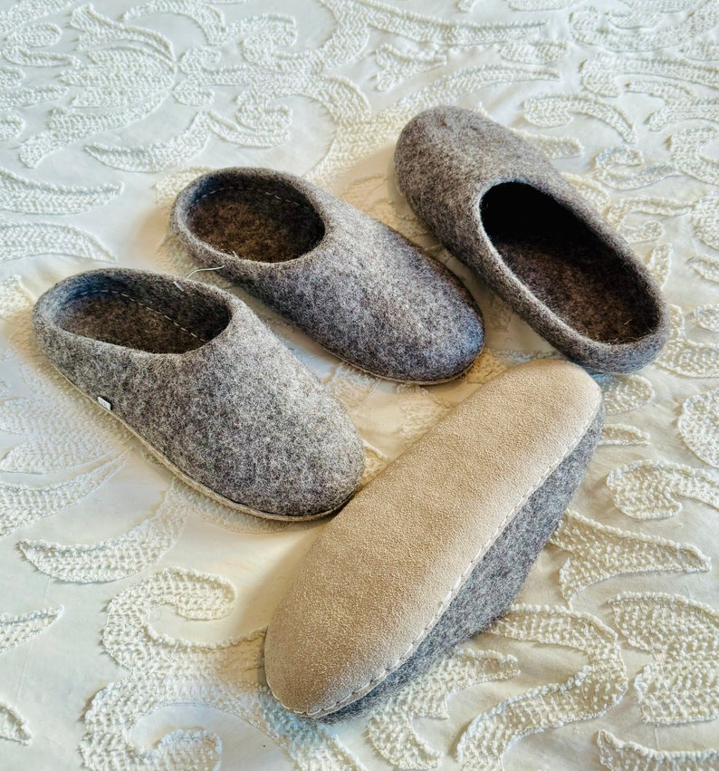 Handmade Wool Felt Slippers: Fair Trade Indoor Shoes - Etsy