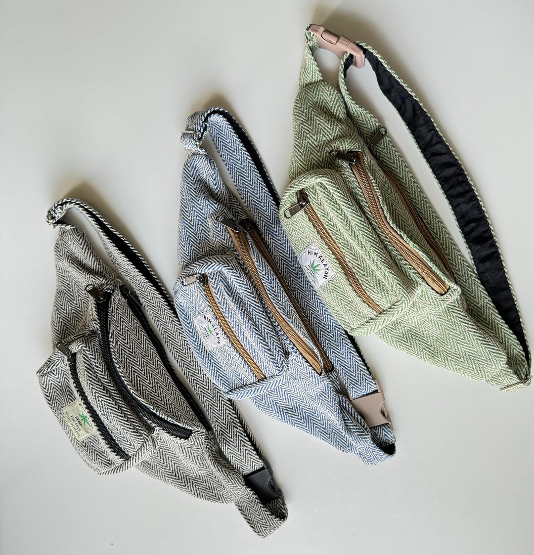 Himalayan Hemp Fanny Pack: Fair Trade Handmade Waist Bag - Etsy