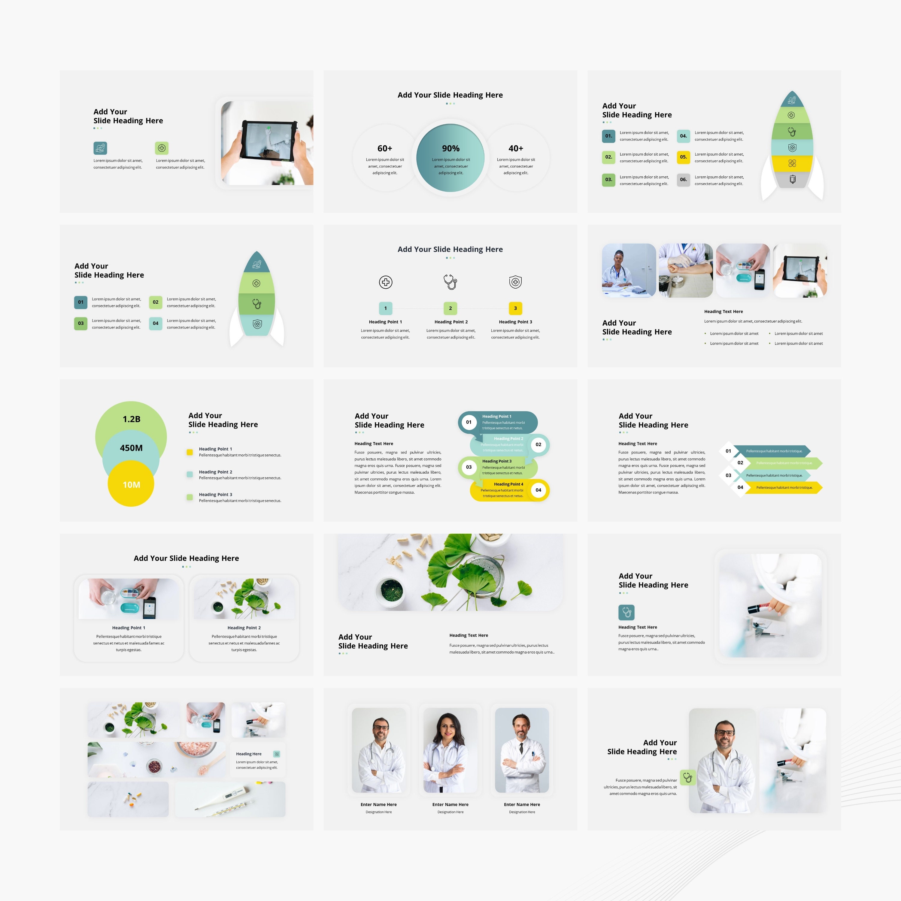 Healthcare Presentation Template Design, Editable Slides, Powerpoint ...