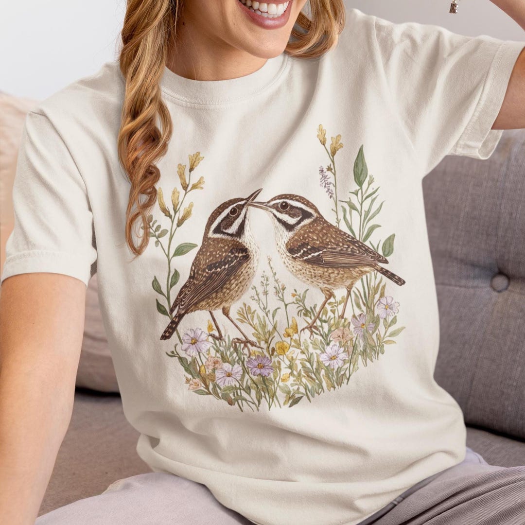 Carolina Wrens T-shirt, Unisex Comfort Colors Cotton Tee - Etsy