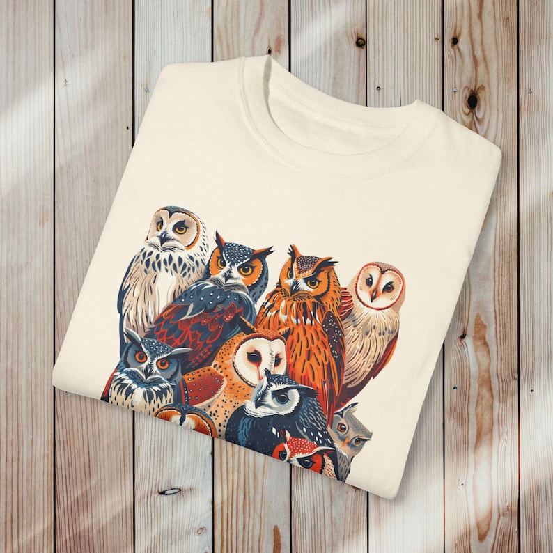 Parliament of Owls Tshirt | Bird Watcher Unisex Comfort Colors Tee ...