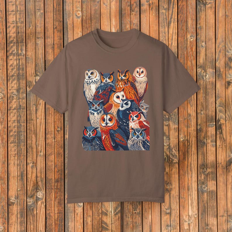 Parliament of Owls Tshirt | Bird Watcher Unisex Comfort Colors Tee ...