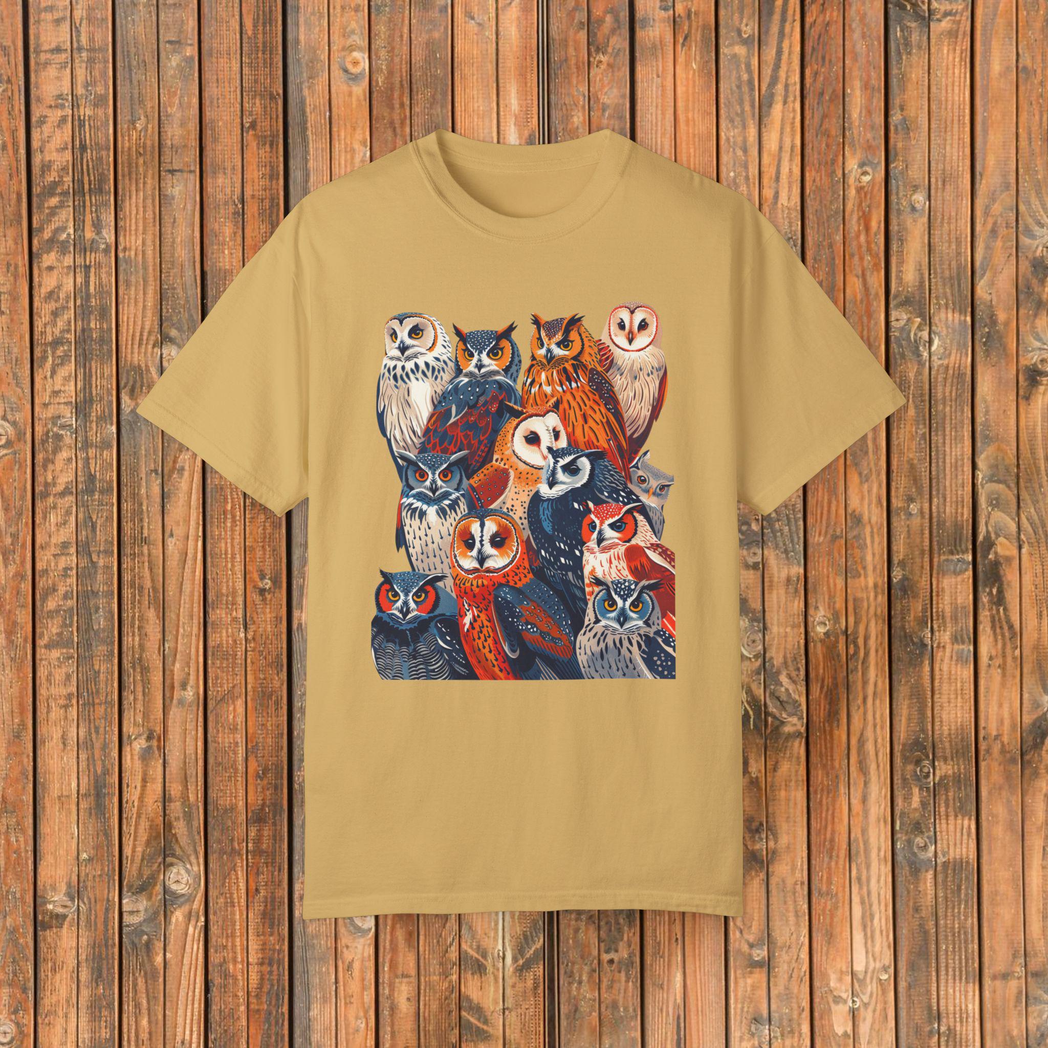 Parliament of Owls Tshirt | Bird Watcher Unisex Comfort Colors Tee ...