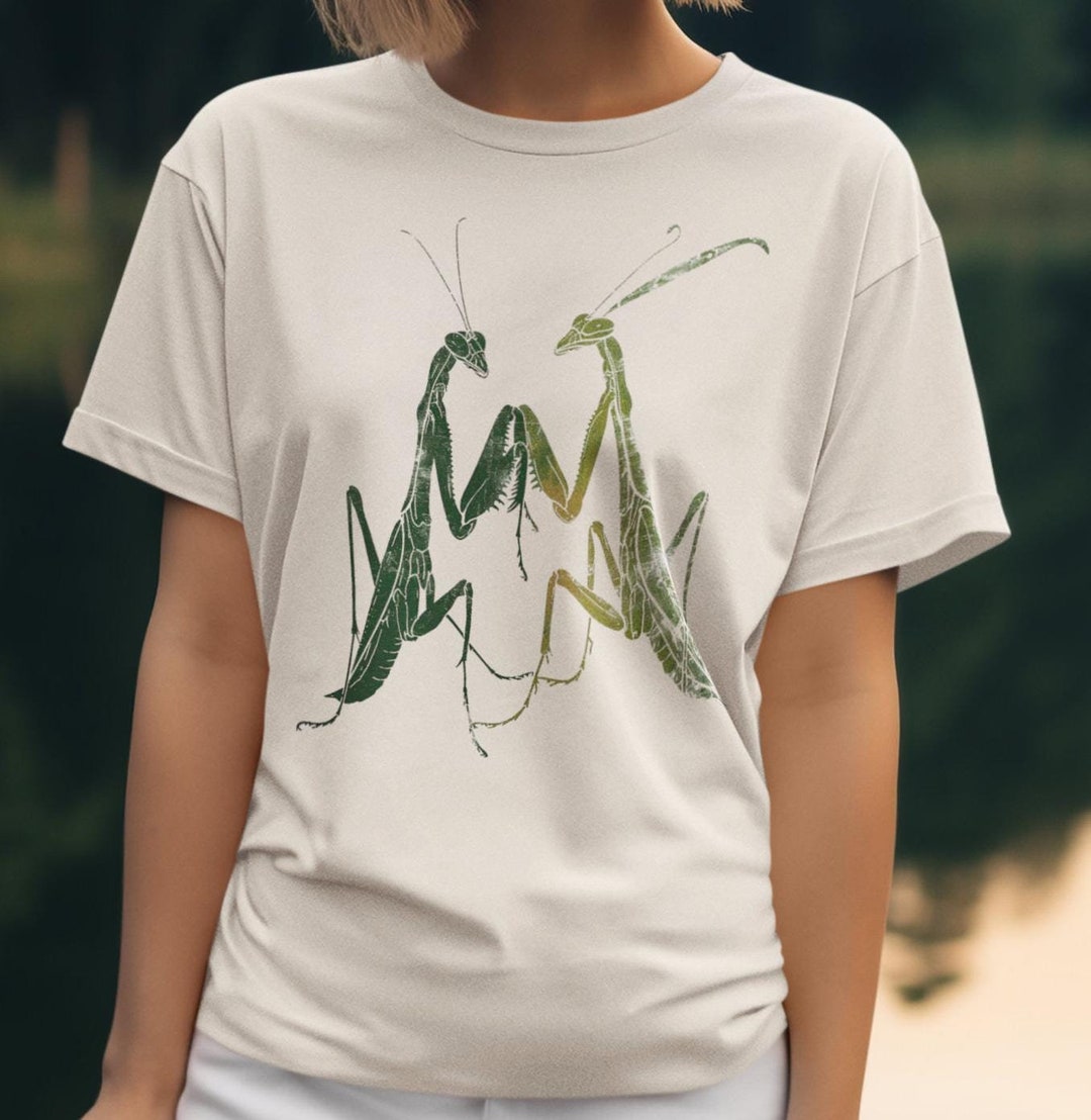Praying Mantis Print Unisex Comfort Colors T-shirt | Insect Lover Gift ...